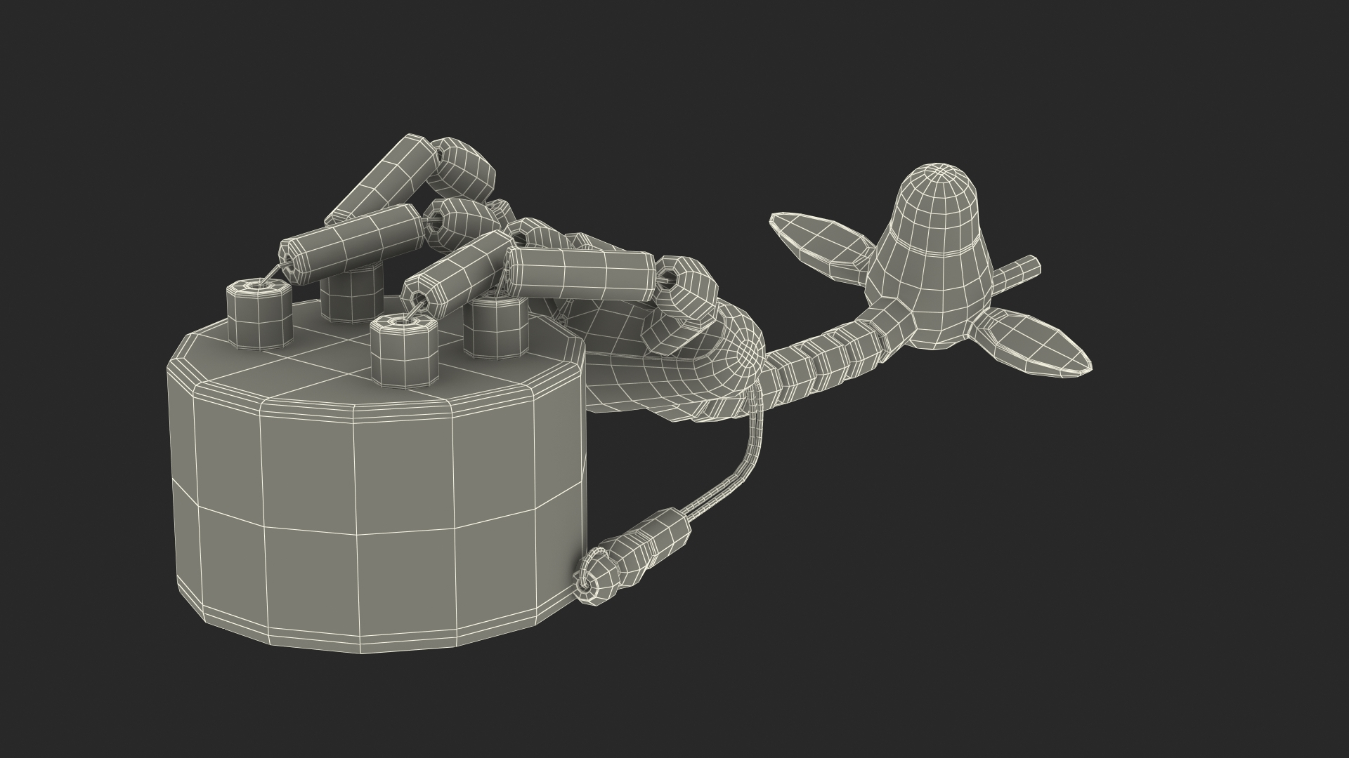 Wooden Push Up Toy Giraffe Fallen Pose 3D Model - TurboSquid 2015862