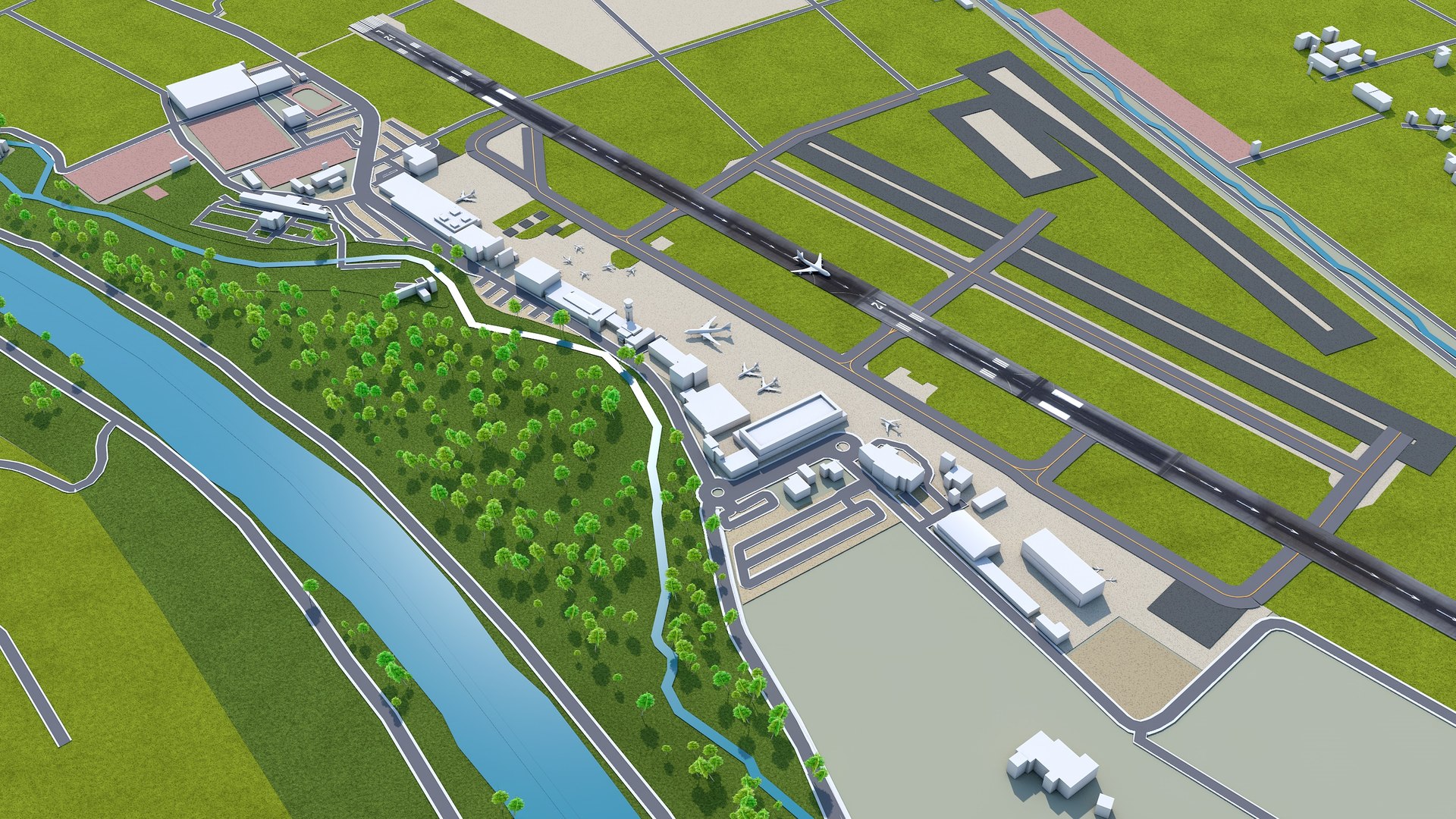 3D Bern Airport - TurboSquid 2051746