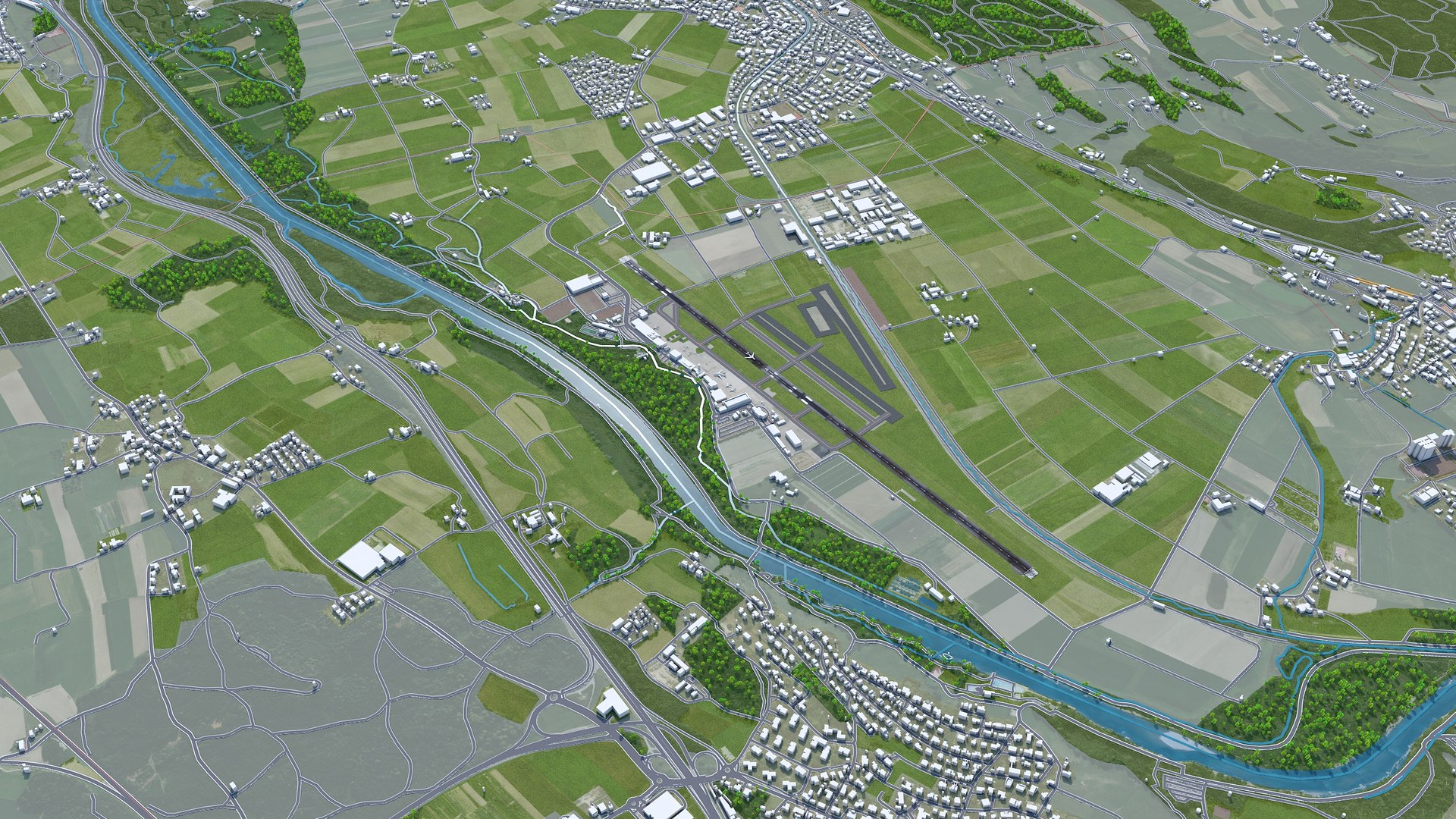 3D Bern Airport - TurboSquid 2051746