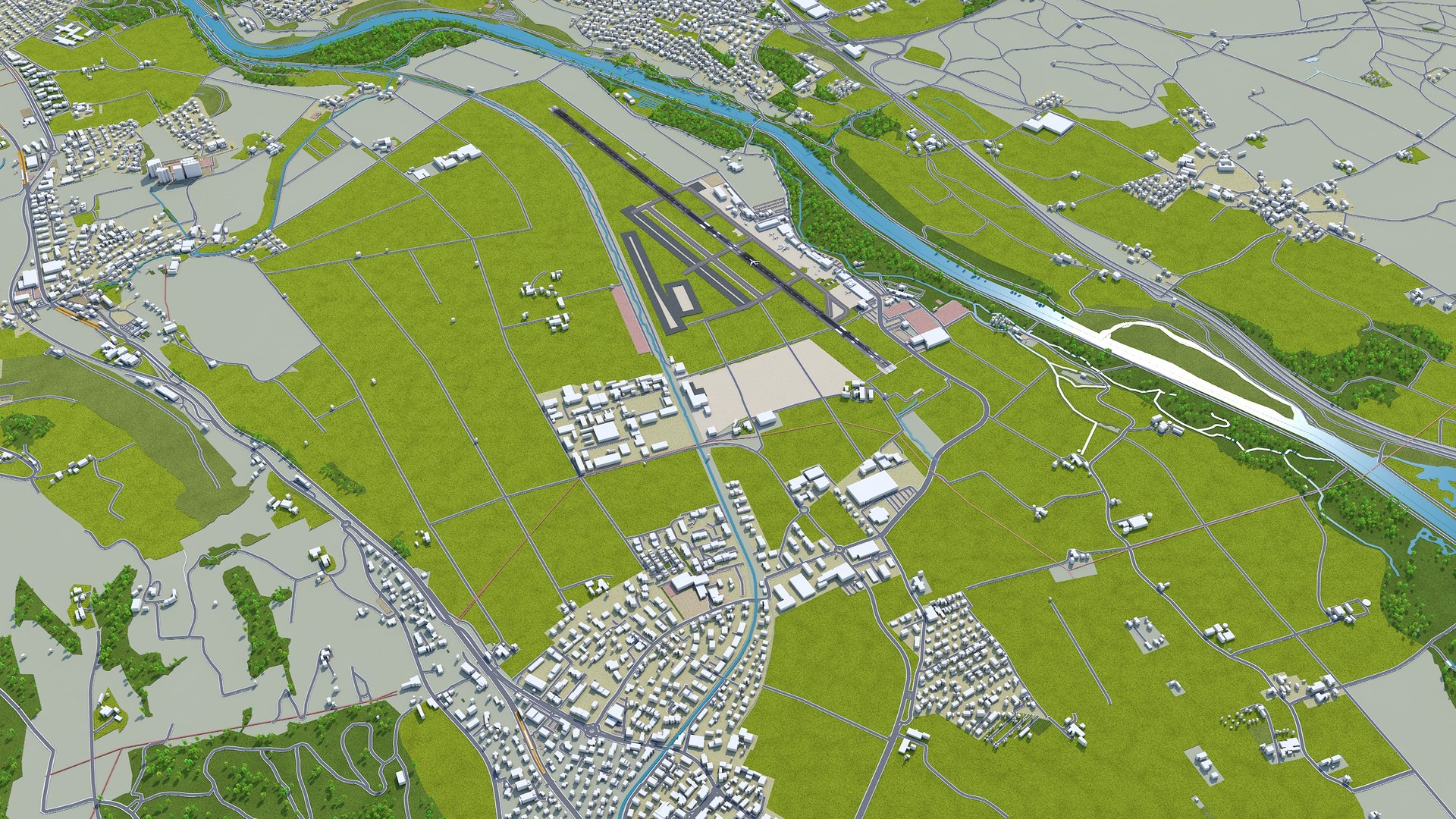 3D Bern Airport - TurboSquid 2051746