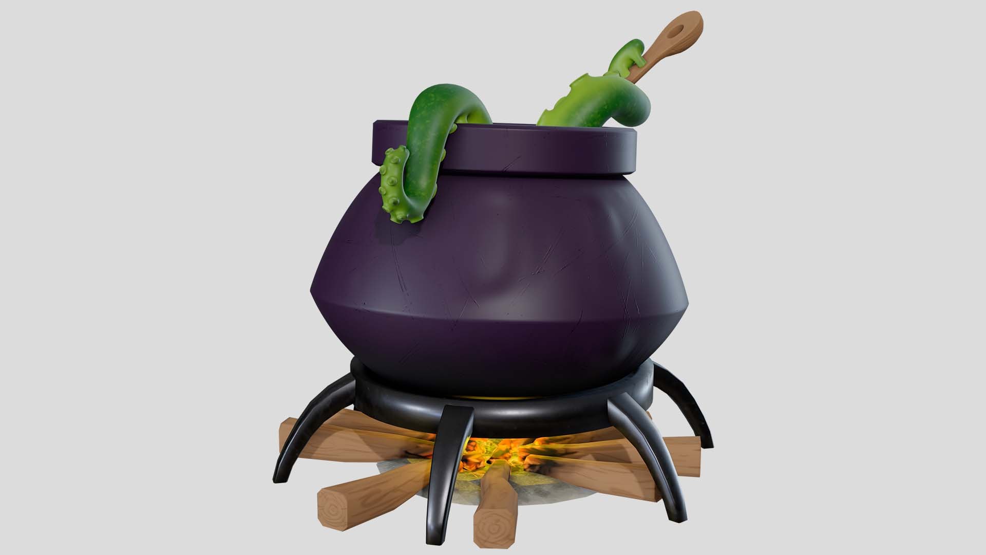 Helluin Cauldron 3D - TurboSquid 1984731