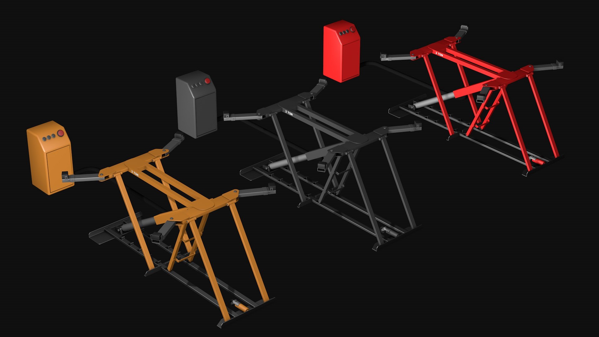 3D Car Lift Garage R5 Model - TurboSquid 2342915
