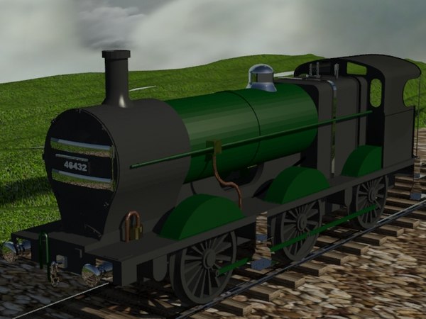 modelo 3d Locomotora de vapor Fowler 4F 0-6-0 gratis - TurboSquid 765282