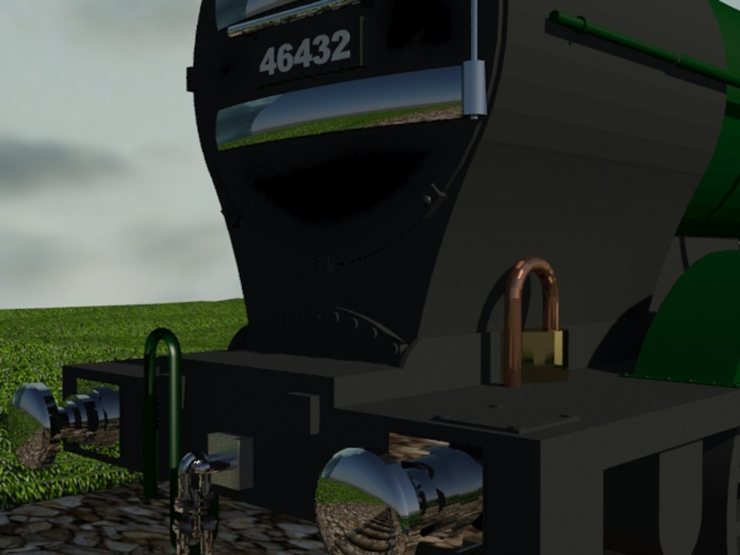Free Fowler 4f 0-6-0 Steam Locomotive 3d Model