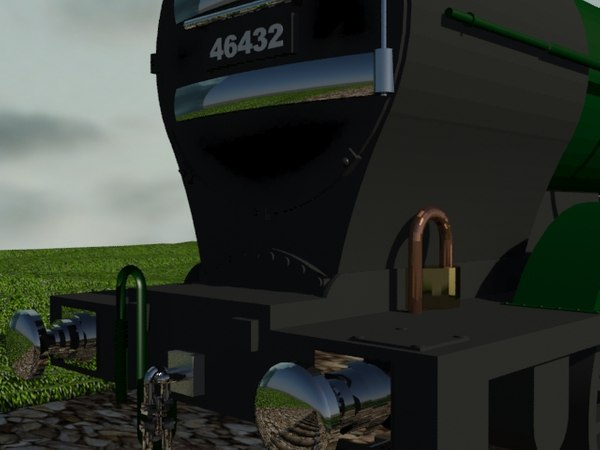 Free Fowler 4f 0 6 0 Steam Locomotive 3d Model