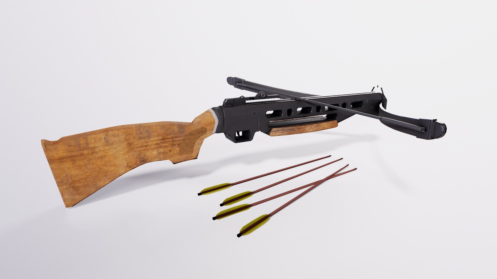 3D Bow Gun Crossbow Model - TurboSquid 1743948