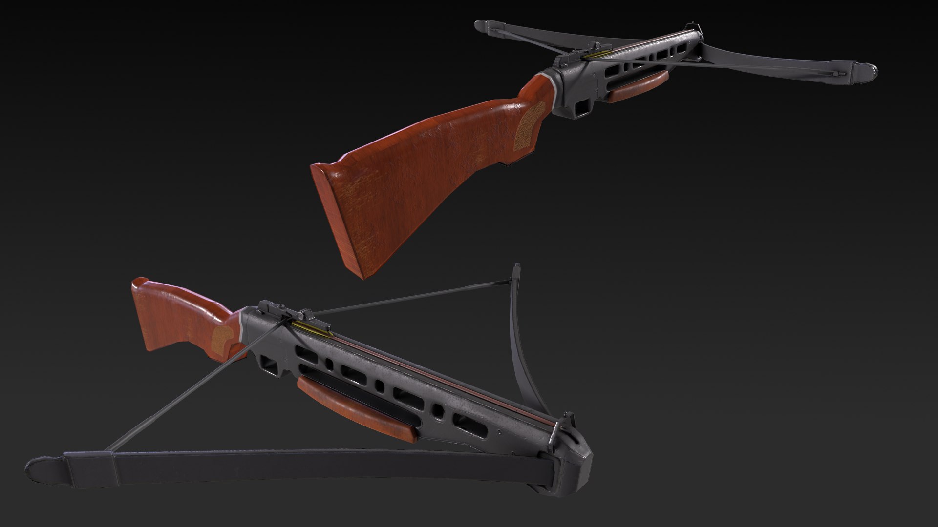 3D Bow Gun Crossbow Model - TurboSquid 1743948