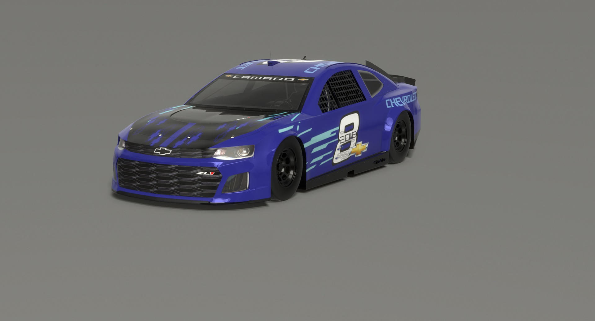 3D Nascar Chevrolet Camaro Zl1 Model - TurboSquid 1292391