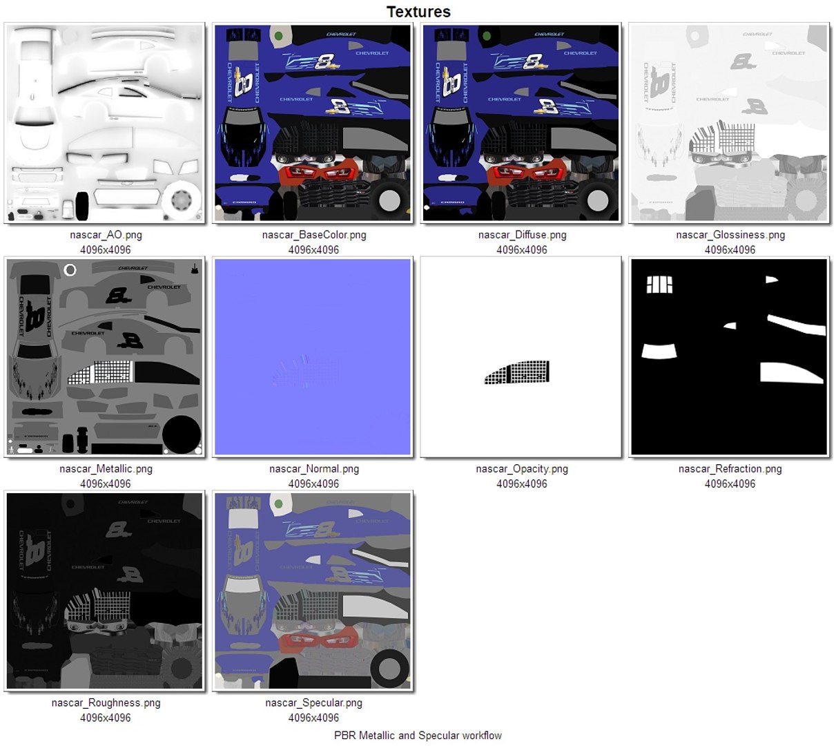 3D Nascar Chevrolet Camaro Zl1 Model - TurboSquid 1292391