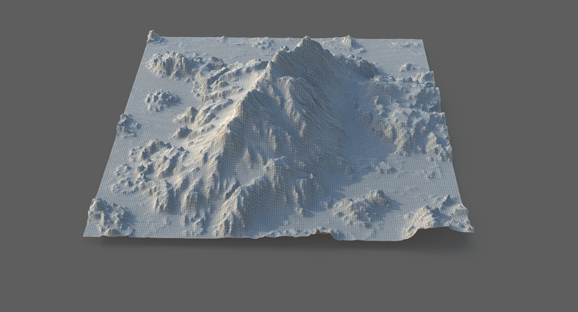 Rocky Grassy Mountain 3D Model - TurboSquid 1352782