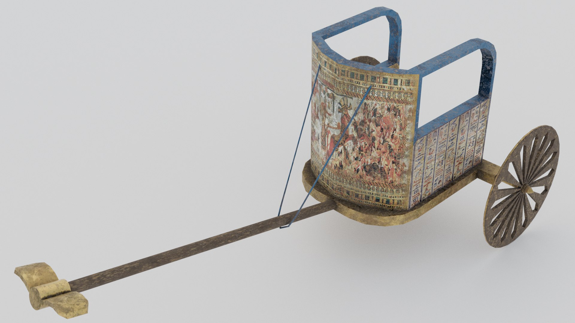 Egyptian Chariot model - TurboSquid 1804006