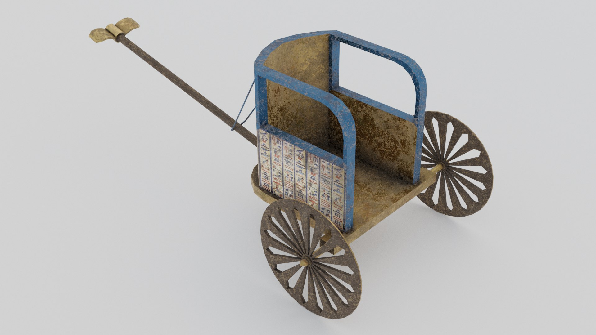 Egyptian Chariot model - TurboSquid 1804006