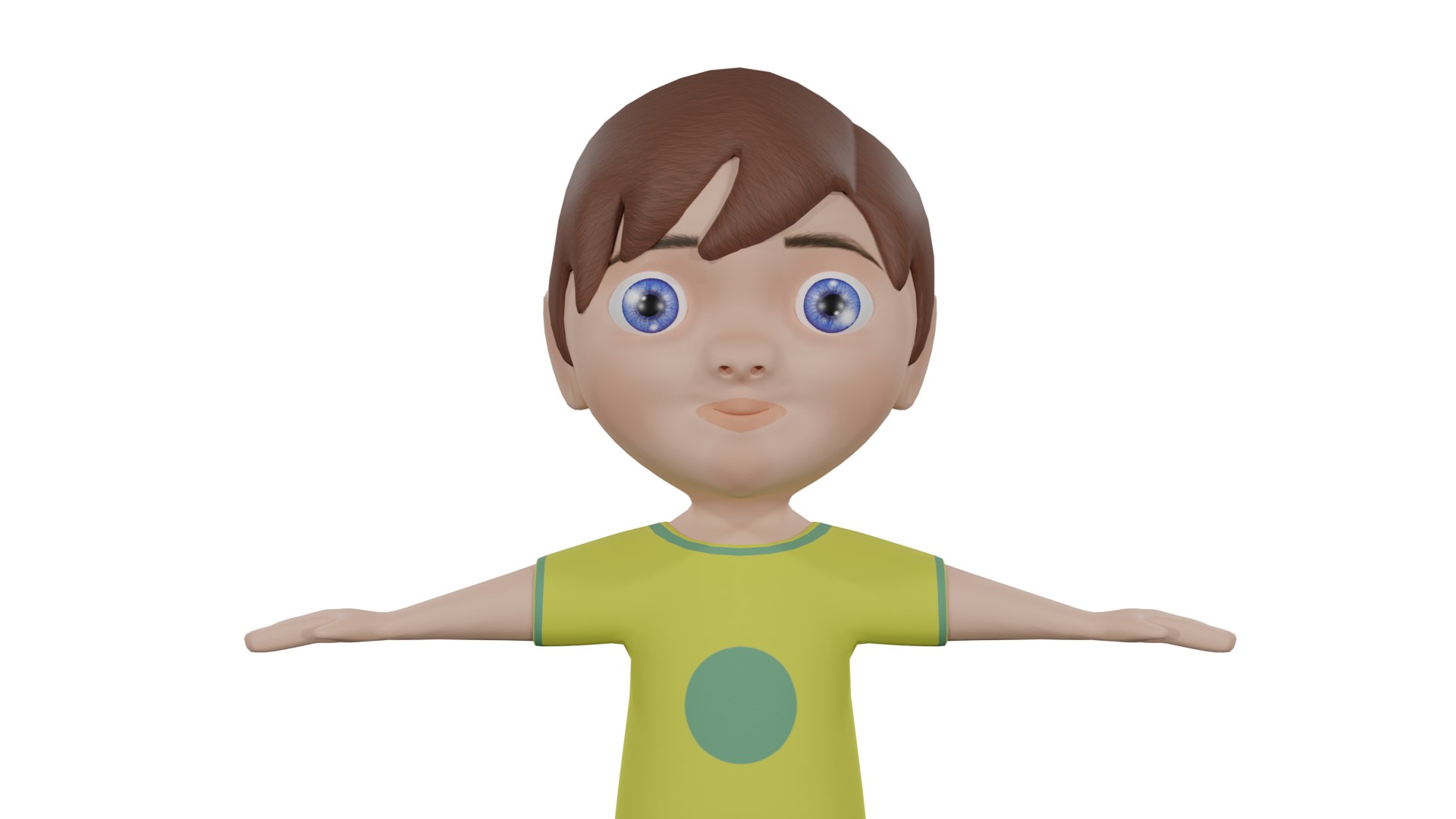 Cartoon Boy 6 Model - TurboSquid 2081677