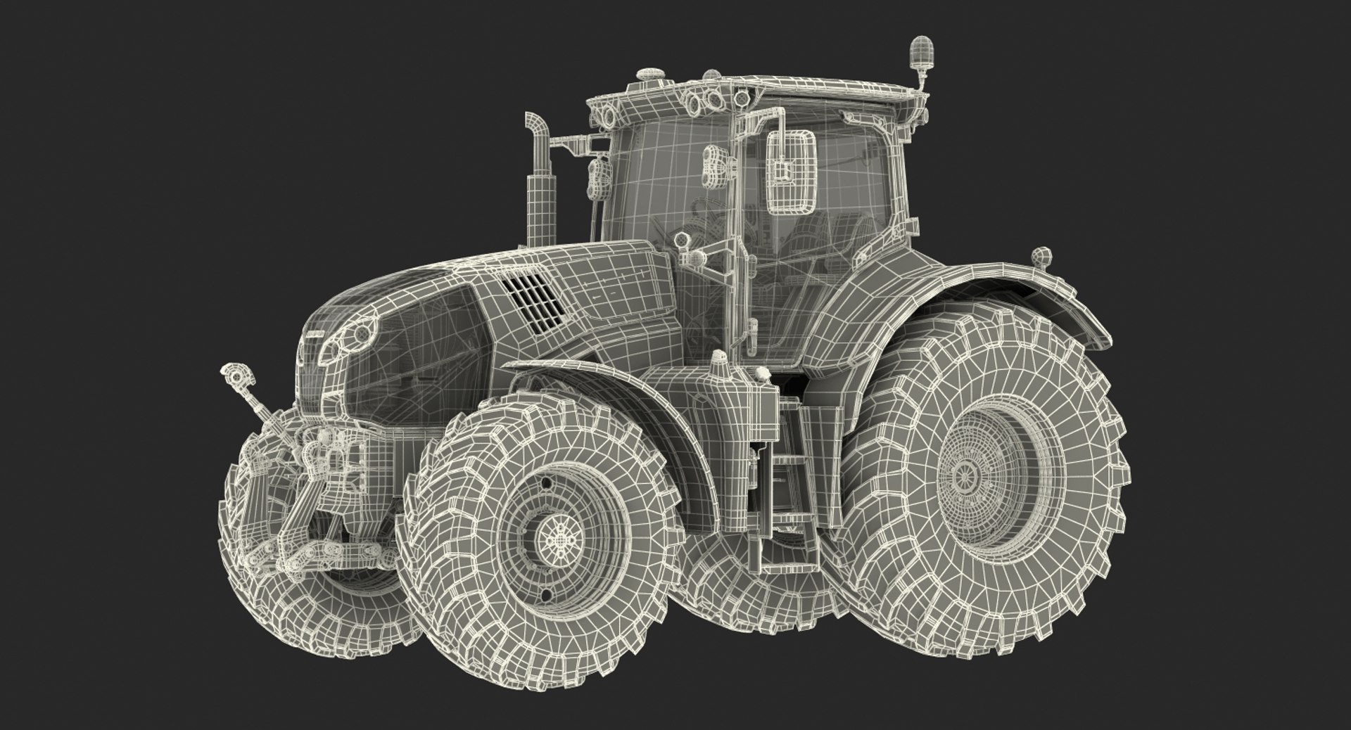 3D tractor claas axion interior model - TurboSquid 1374708