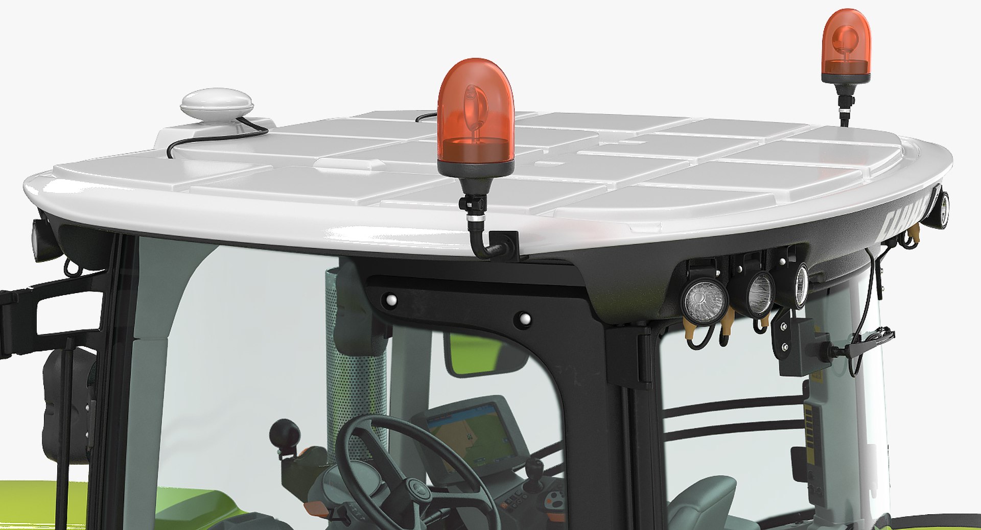 3D tractor claas axion interior model - TurboSquid 1374708