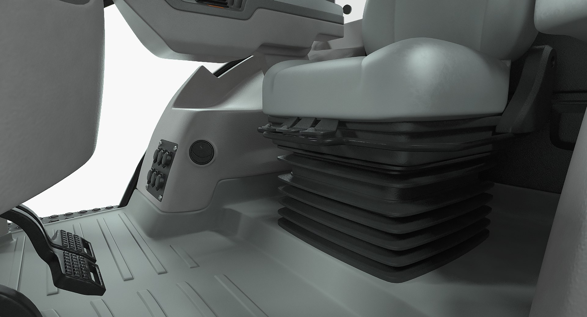 3D tractor claas axion interior model - TurboSquid 1374708