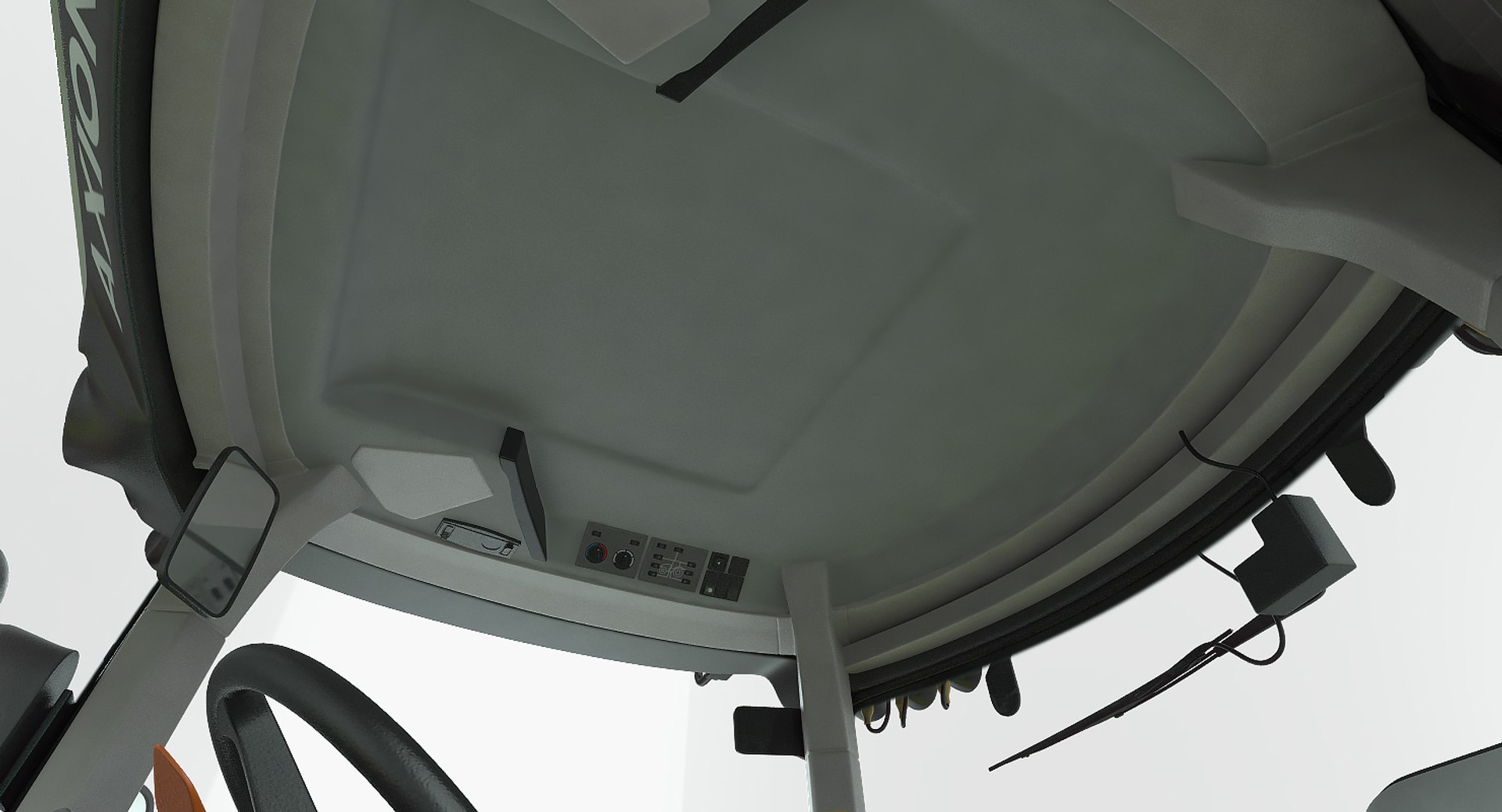 3D tractor claas axion interior model - TurboSquid 1374708