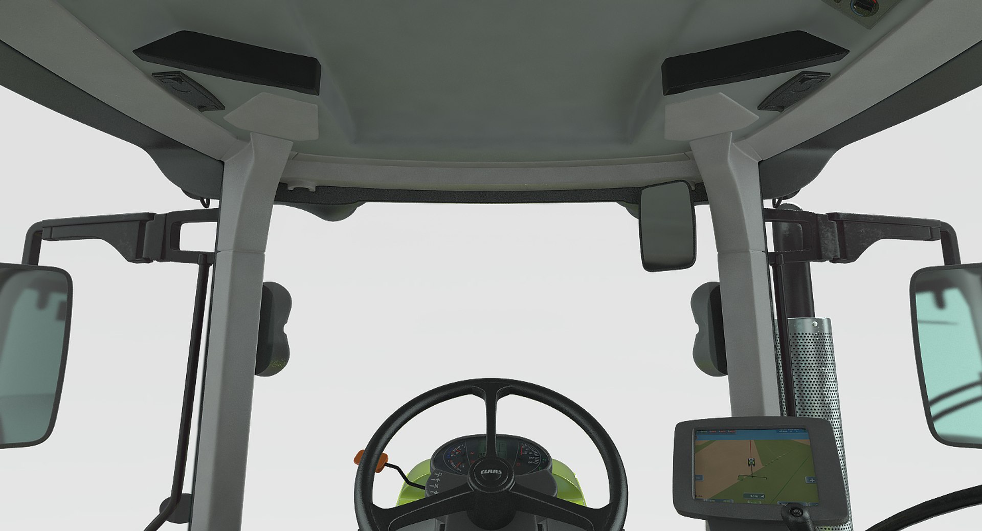 3D tractor claas axion interior model - TurboSquid 1374708