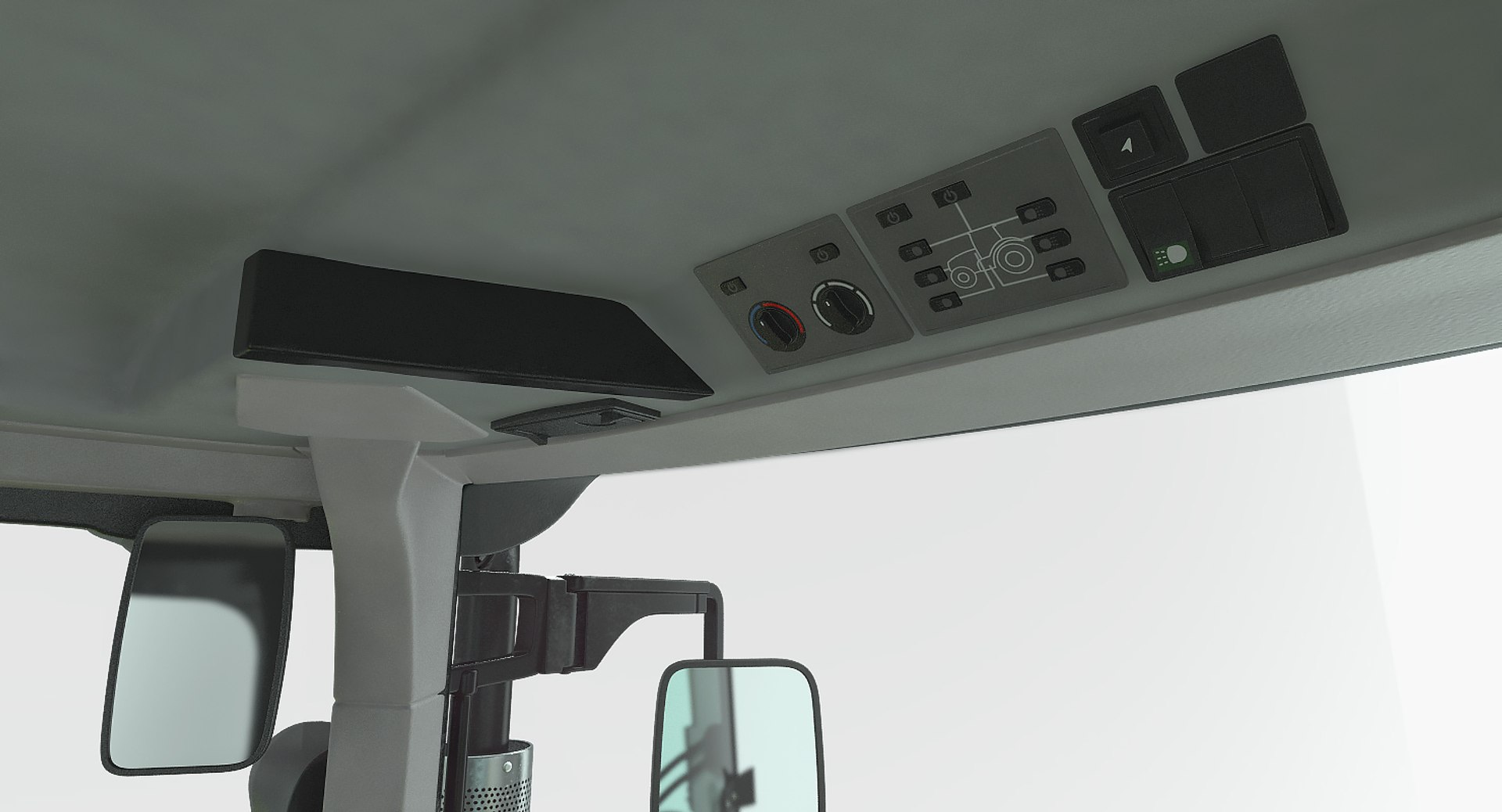 3D tractor claas axion interior model - TurboSquid 1374708