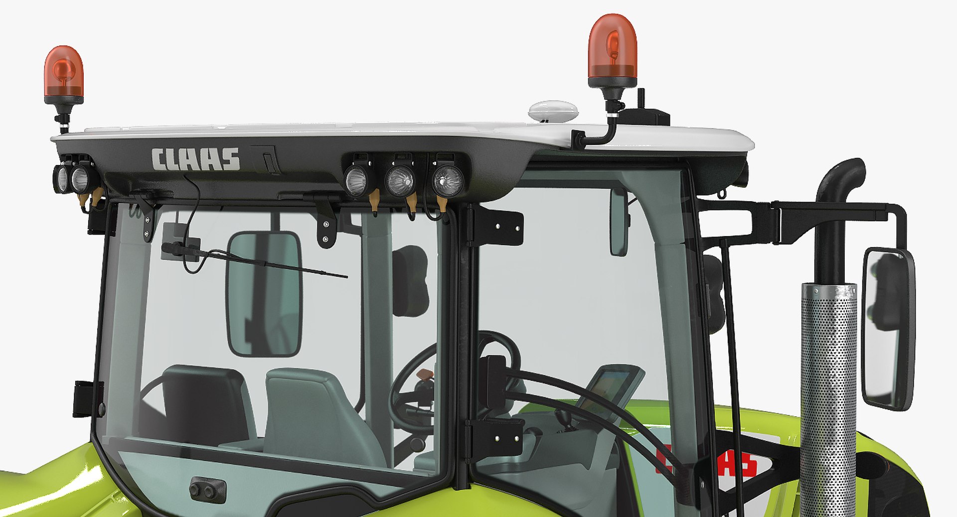 3D tractor claas axion interior model - TurboSquid 1374708