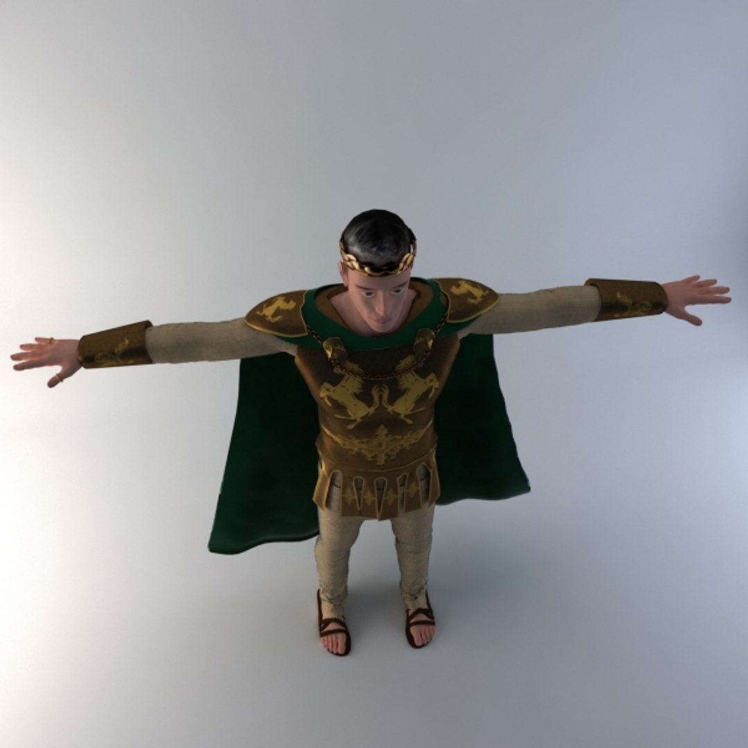 3d Max Roman Emperor