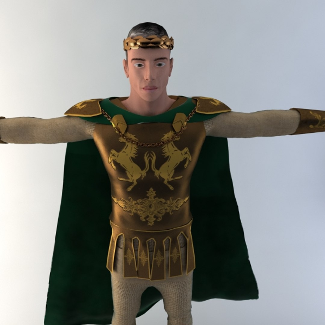 3d Max Roman Emperor