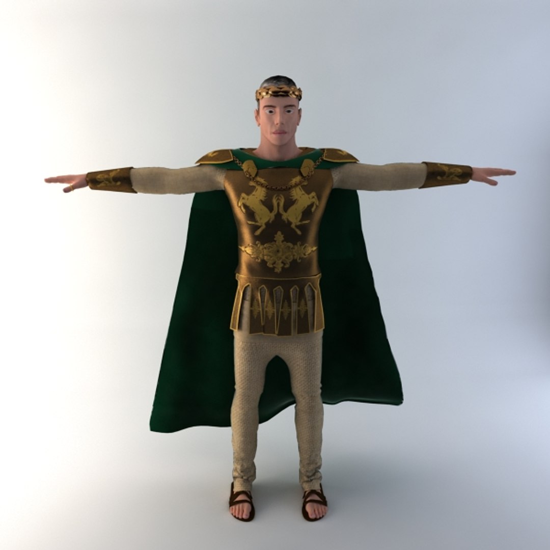 3d Max Roman Emperor