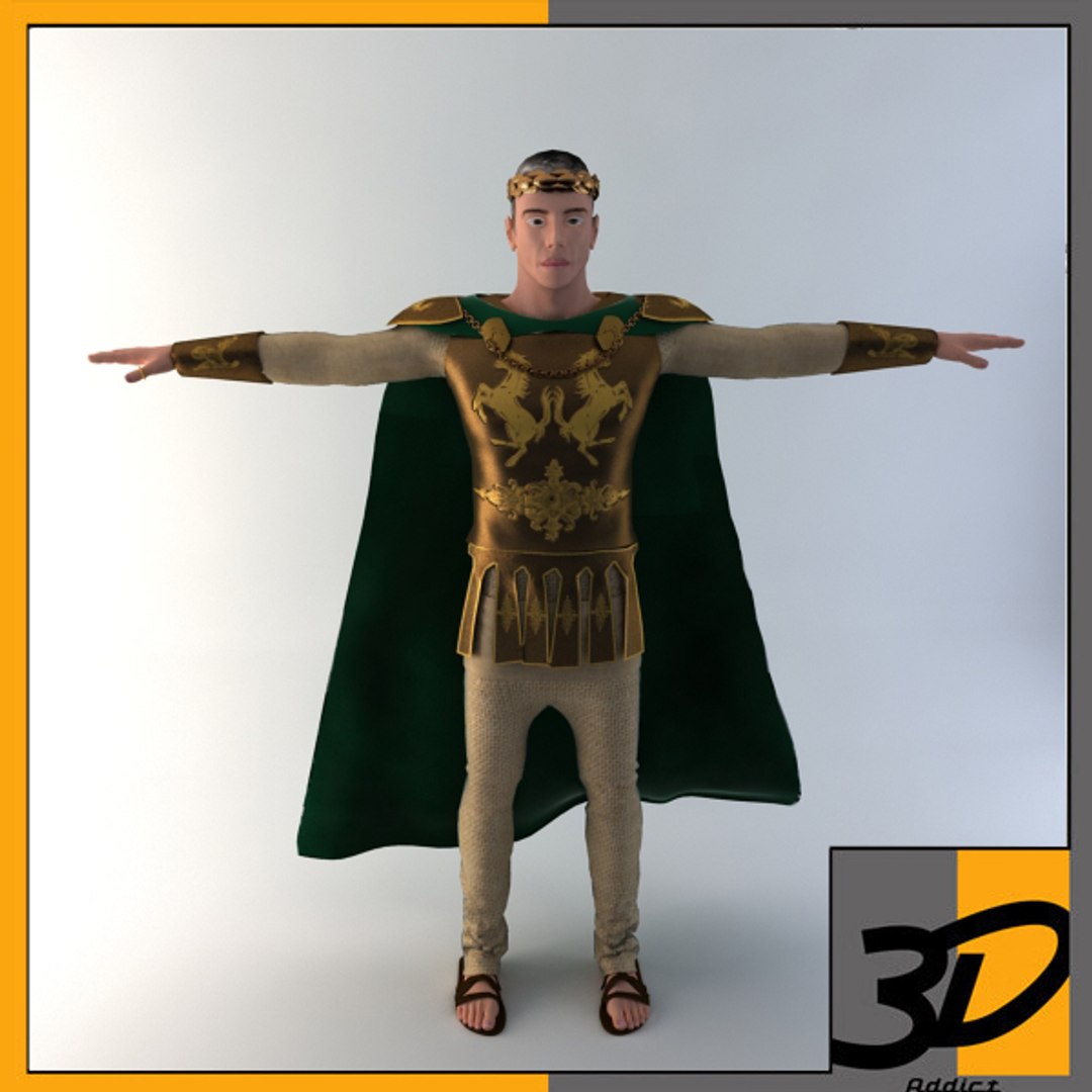 3d Max Roman Emperor