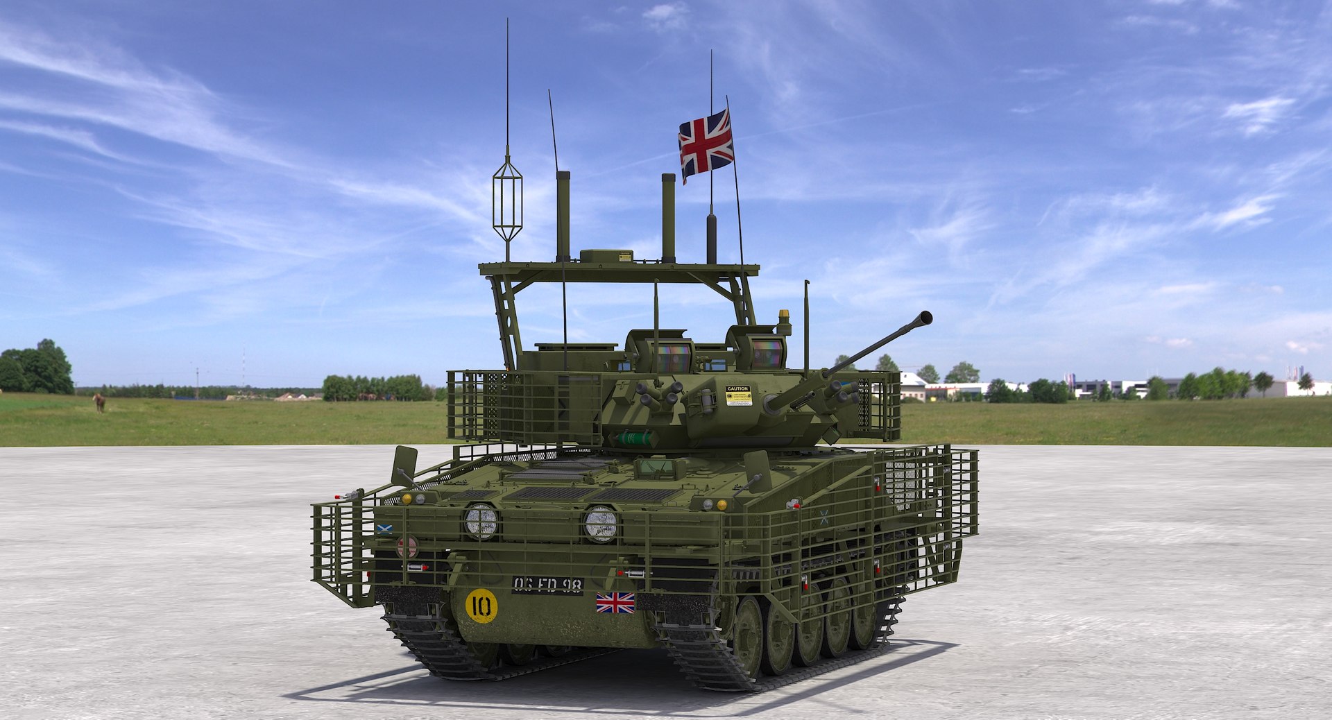 3D cvr t fv107 scimitar model - TurboSquid 1255713