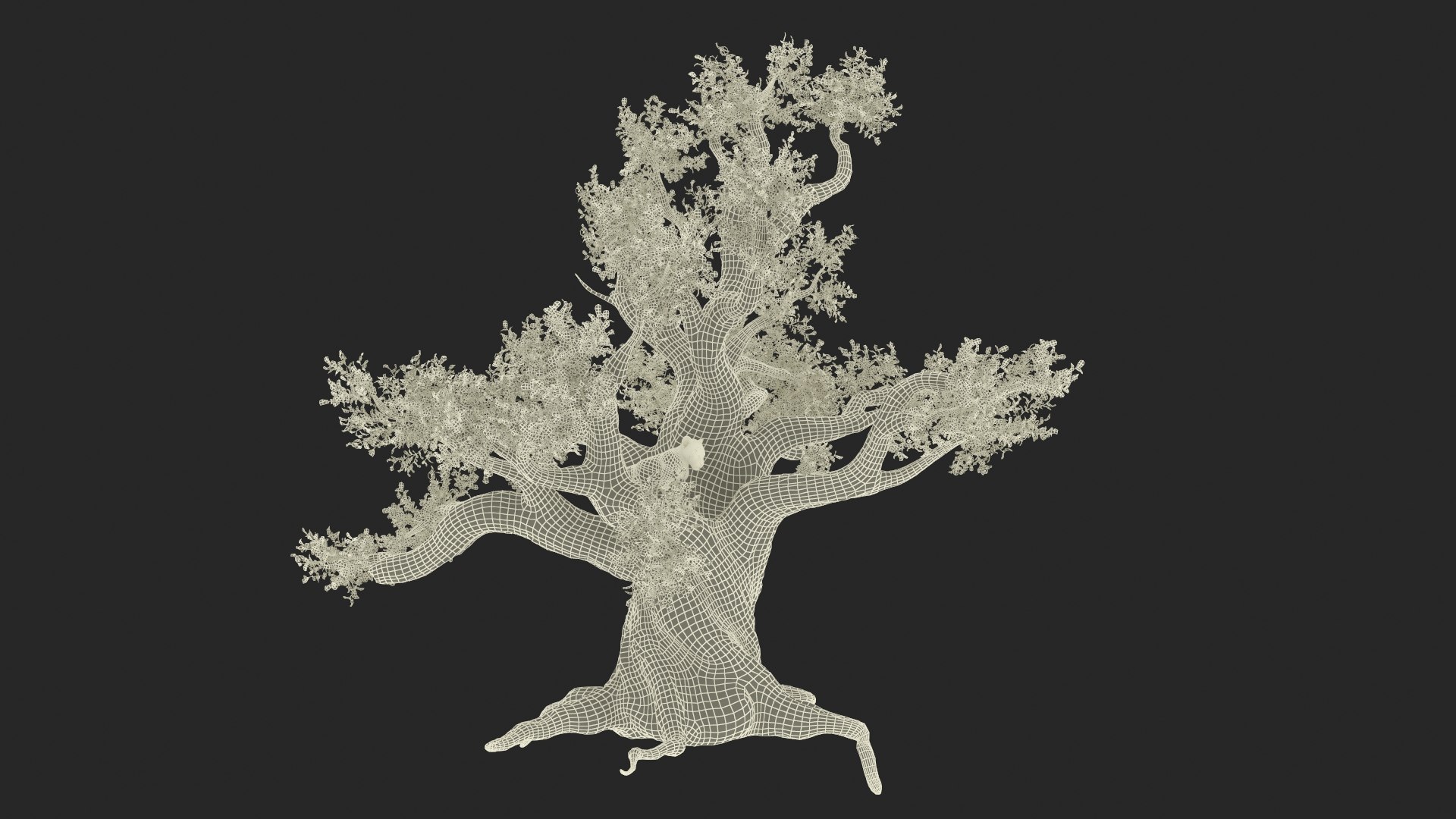 Black Leopard Cub On Ancient Twisted Tree Model - TurboSquid 2348837