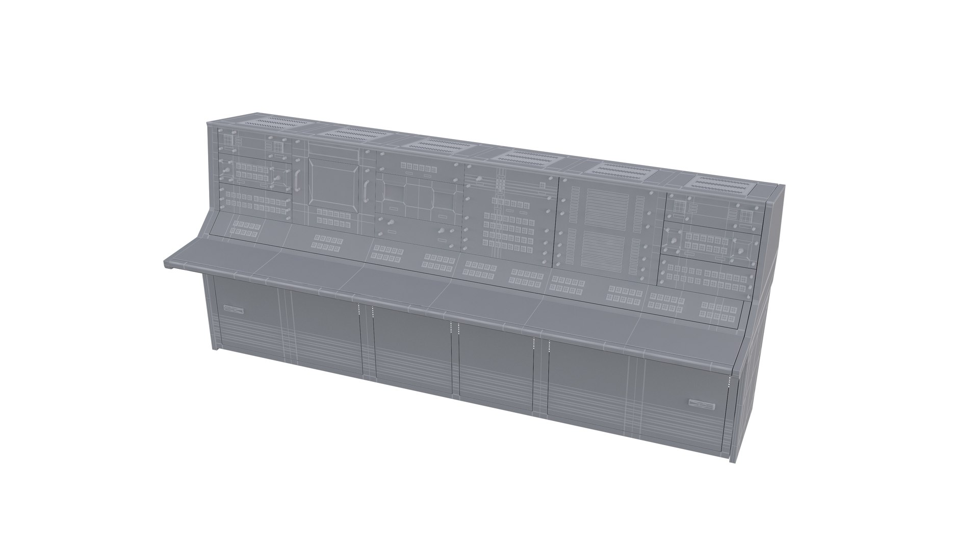 3D Mission Contol Panel model - TurboSquid 2058124