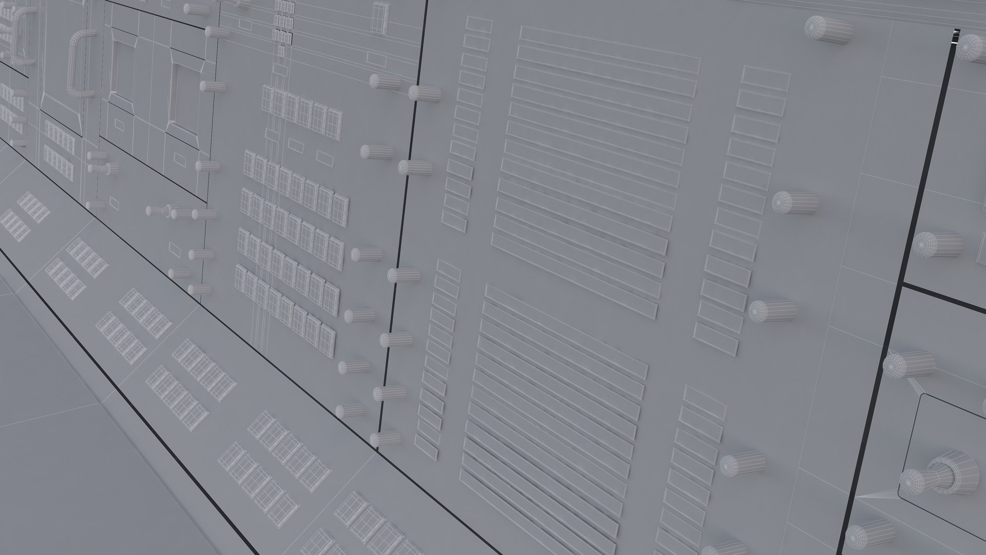 3D Mission Contol Panel model - TurboSquid 2058124