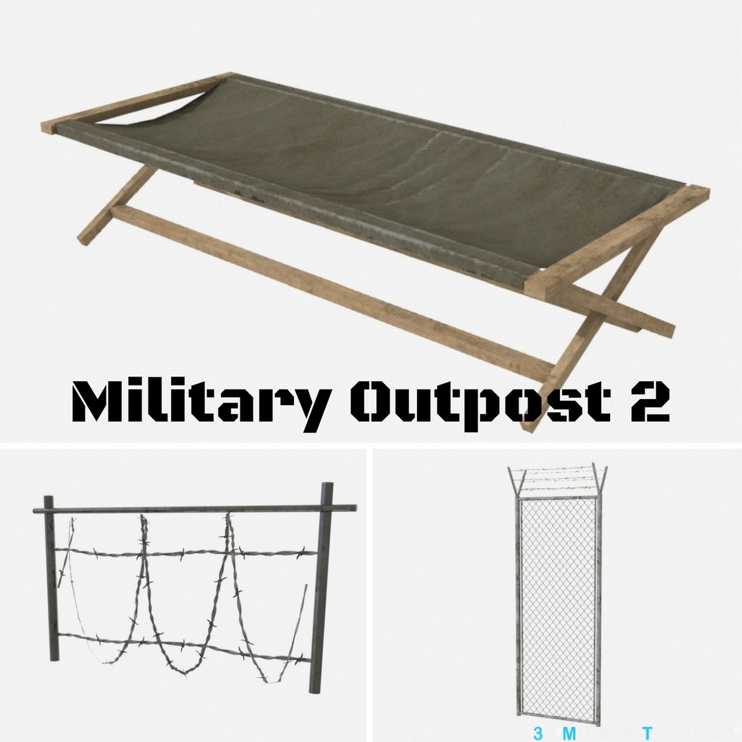 Military Outpost Model - TurboSquid 1215362