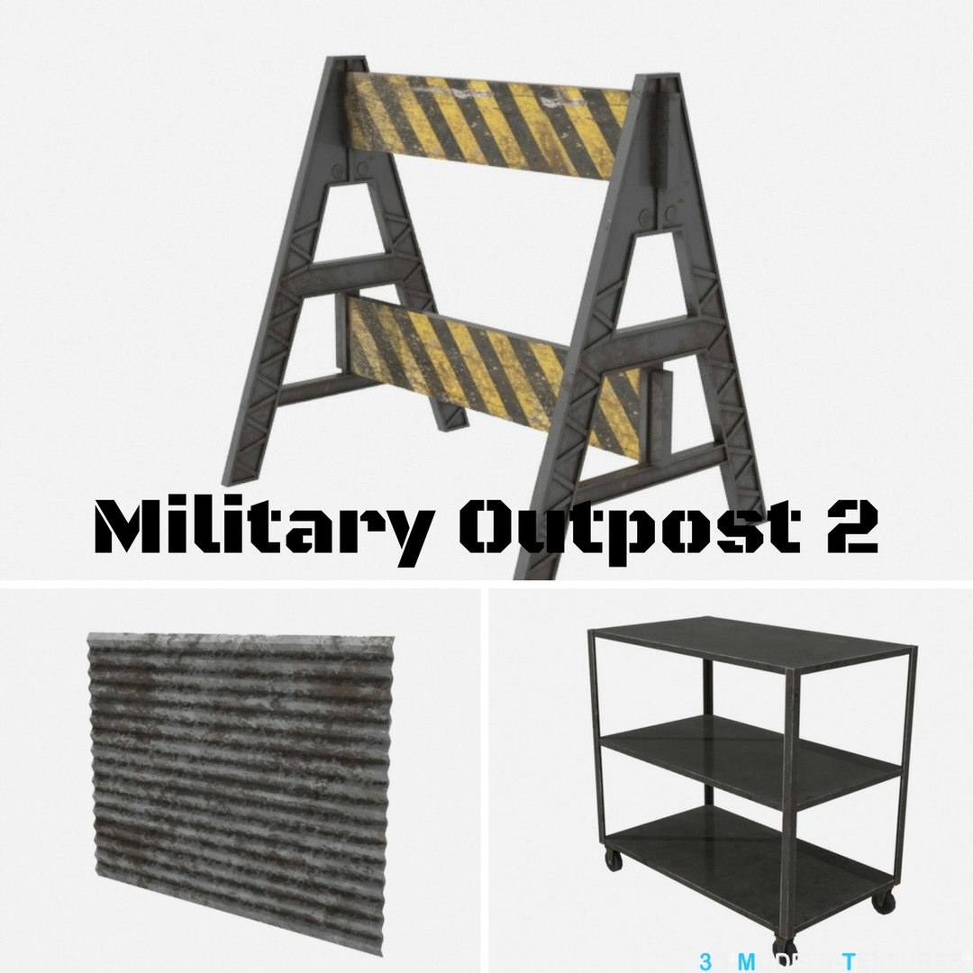 Military Outpost Model - TurboSquid 1215362