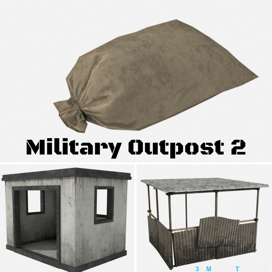 Military Outpost Model - TurboSquid 1215362