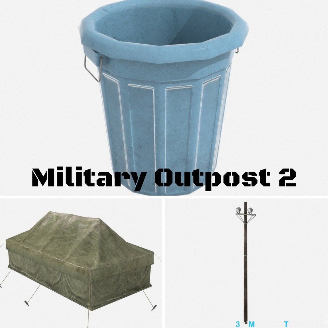 Military Outpost Model - TurboSquid 1215362