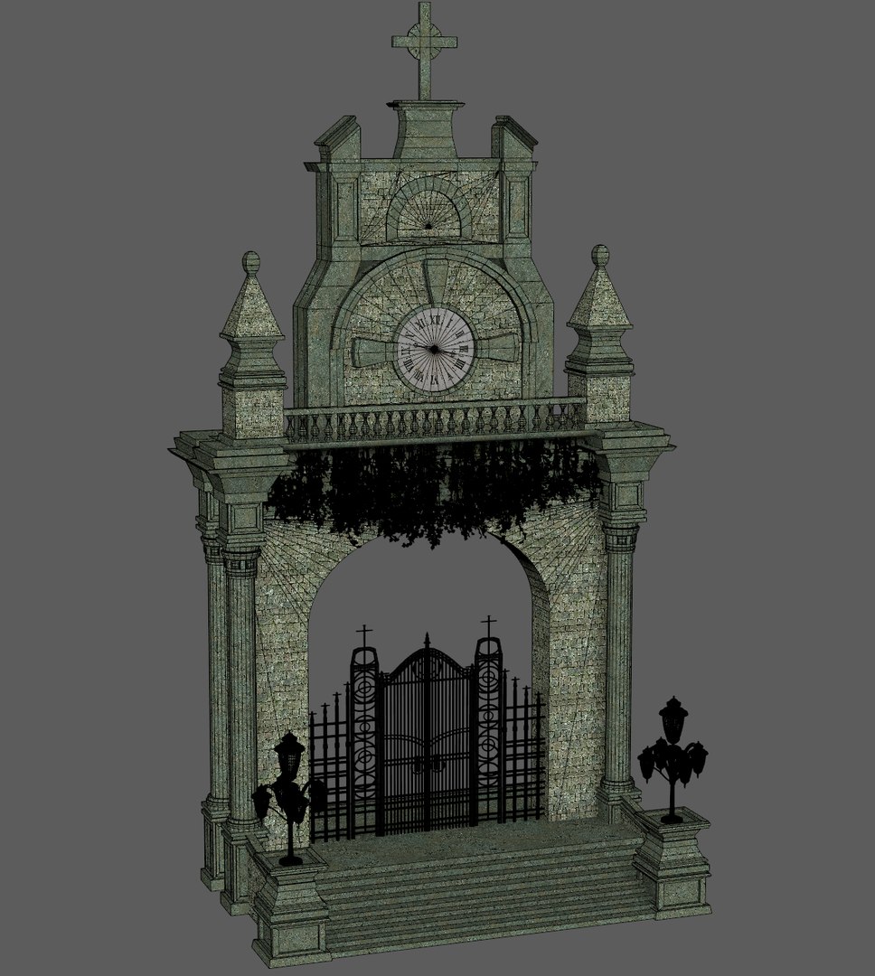 3D Fantasy Gate Classic - TurboSquid 1406710