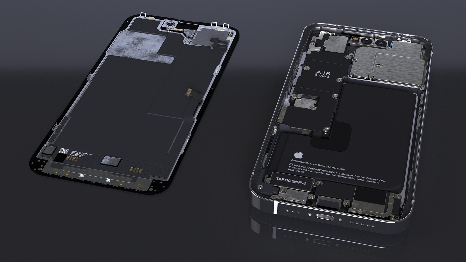 IPhone 14 Pro with Full Internal Structure 3D model - TurboSquid 2091912