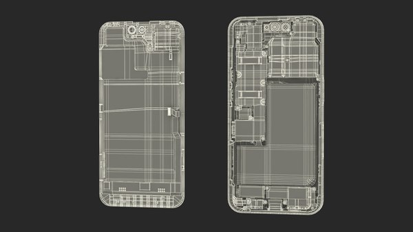 iPhone 14 Pro内部结构完整3D模型 - TurboSquid 2091912