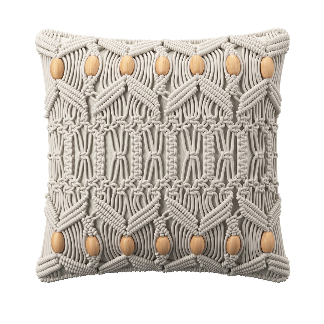 3D Macrame Cushions - TurboSquid 1683773