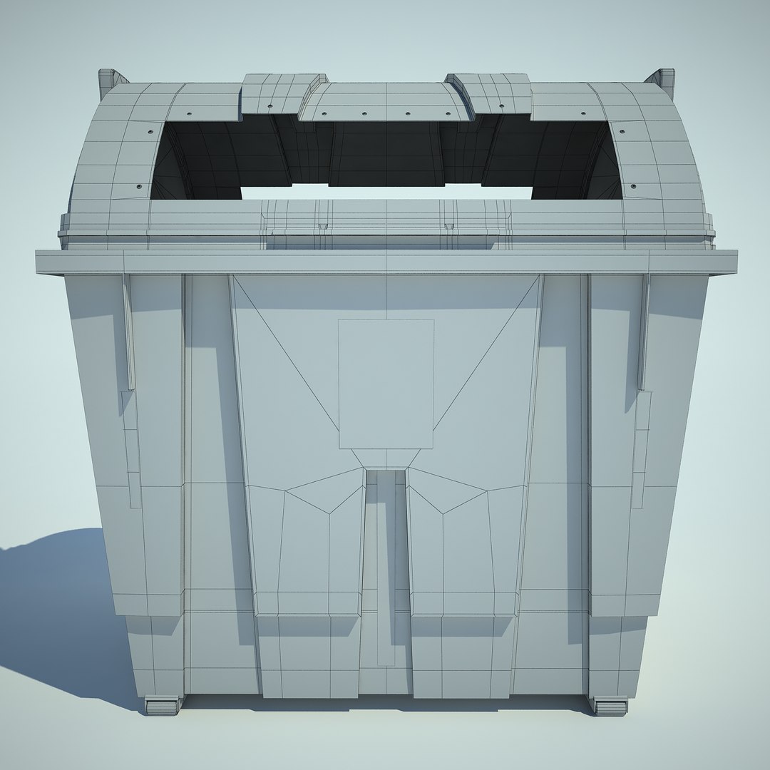 3d Model Garbage Container