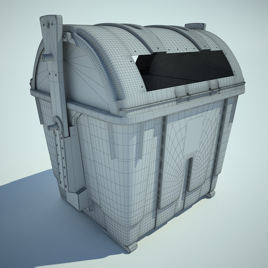 3d Model Garbage Container