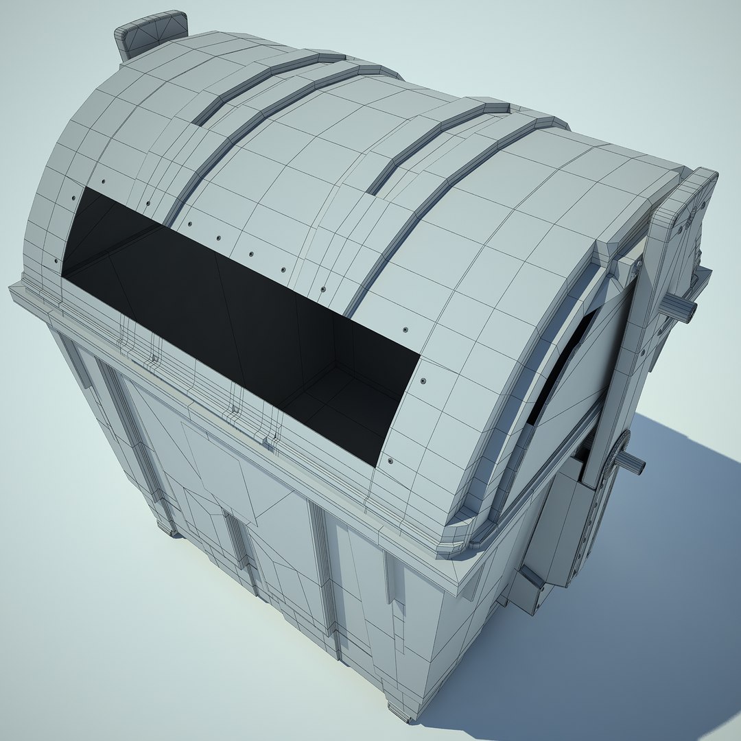 3d Model Garbage Container