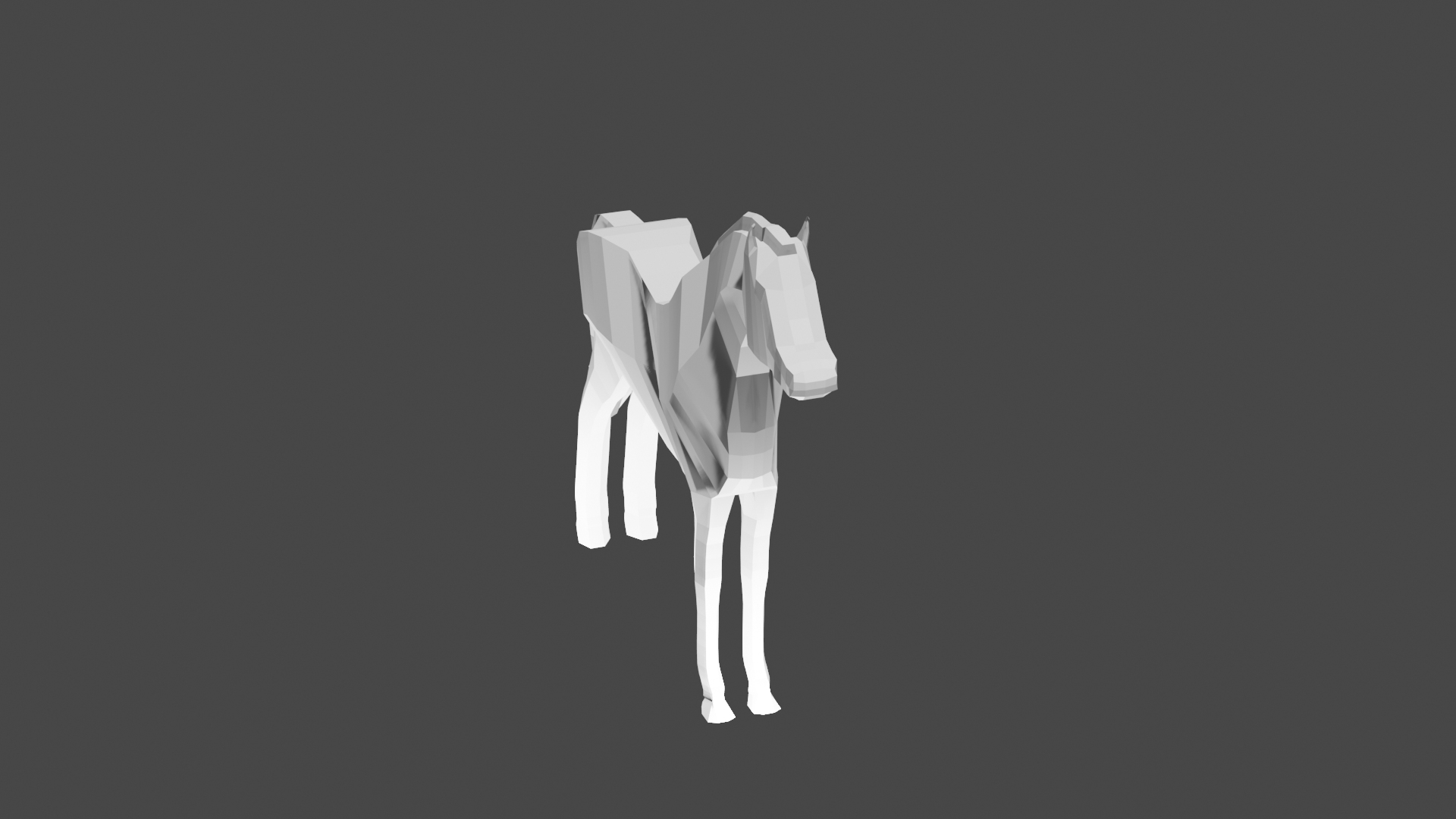 Horse blender model 3D - TurboSquid 1972577