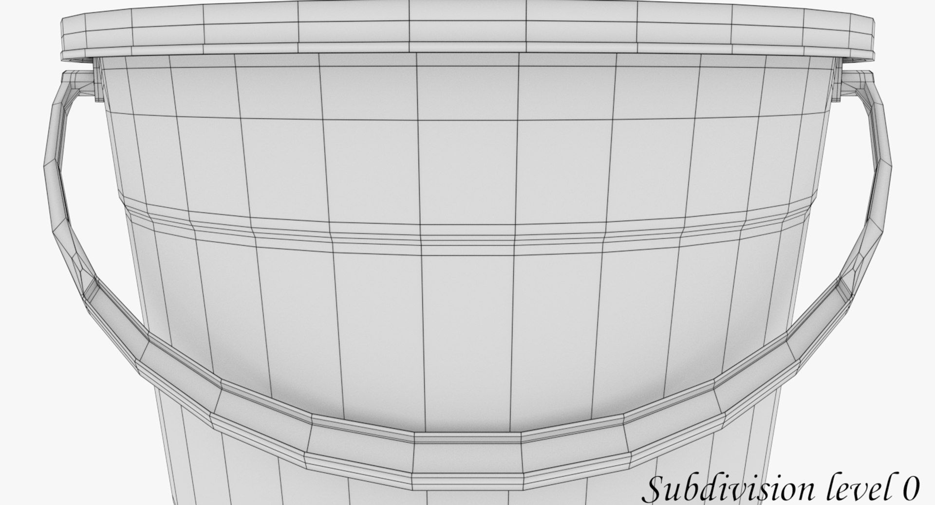 Plastic bucket 3D model - TurboSquid 1407813