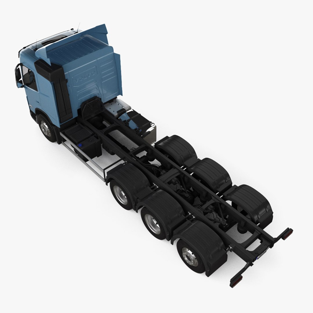 Volvo FM Chassis Truck 4-axle 2020 Model - TurboSquid 1989195