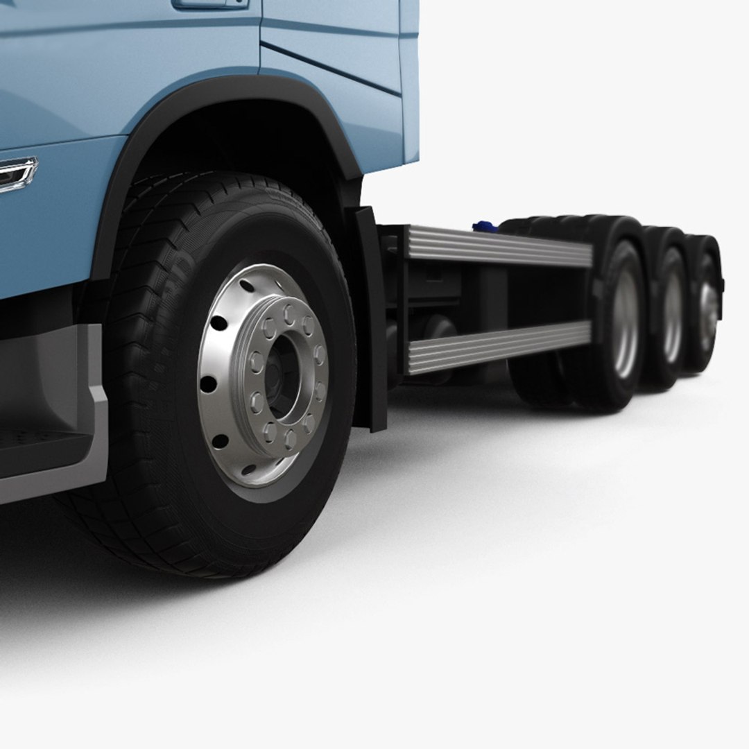 Volvo FM Chassis Truck 4-axle 2020 Model - TurboSquid 1989195