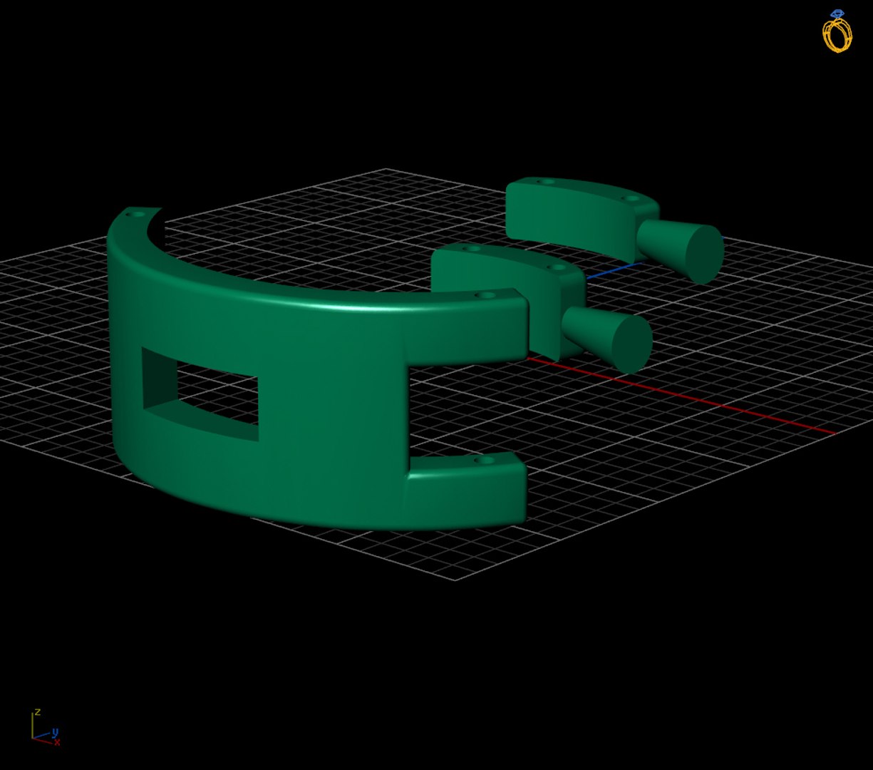 3d ring model