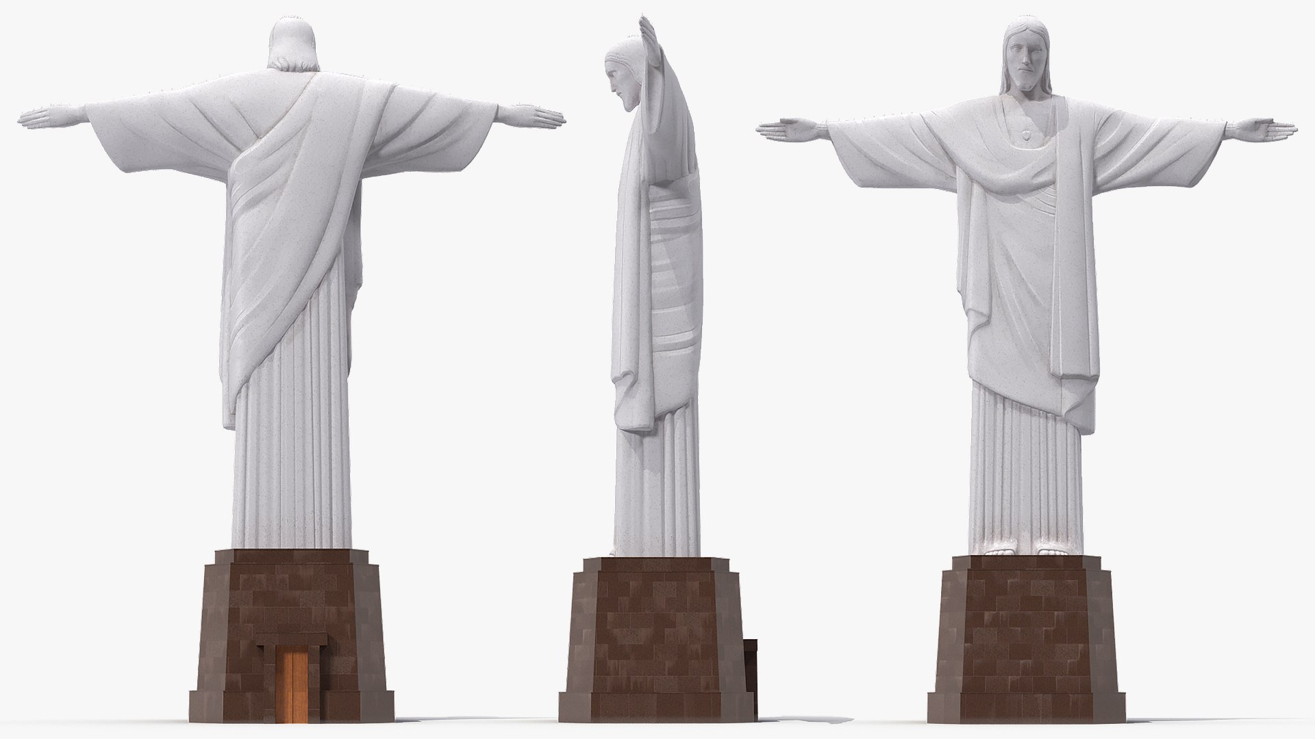 Christ Redeemer Statue Model - TurboSquid 1486265