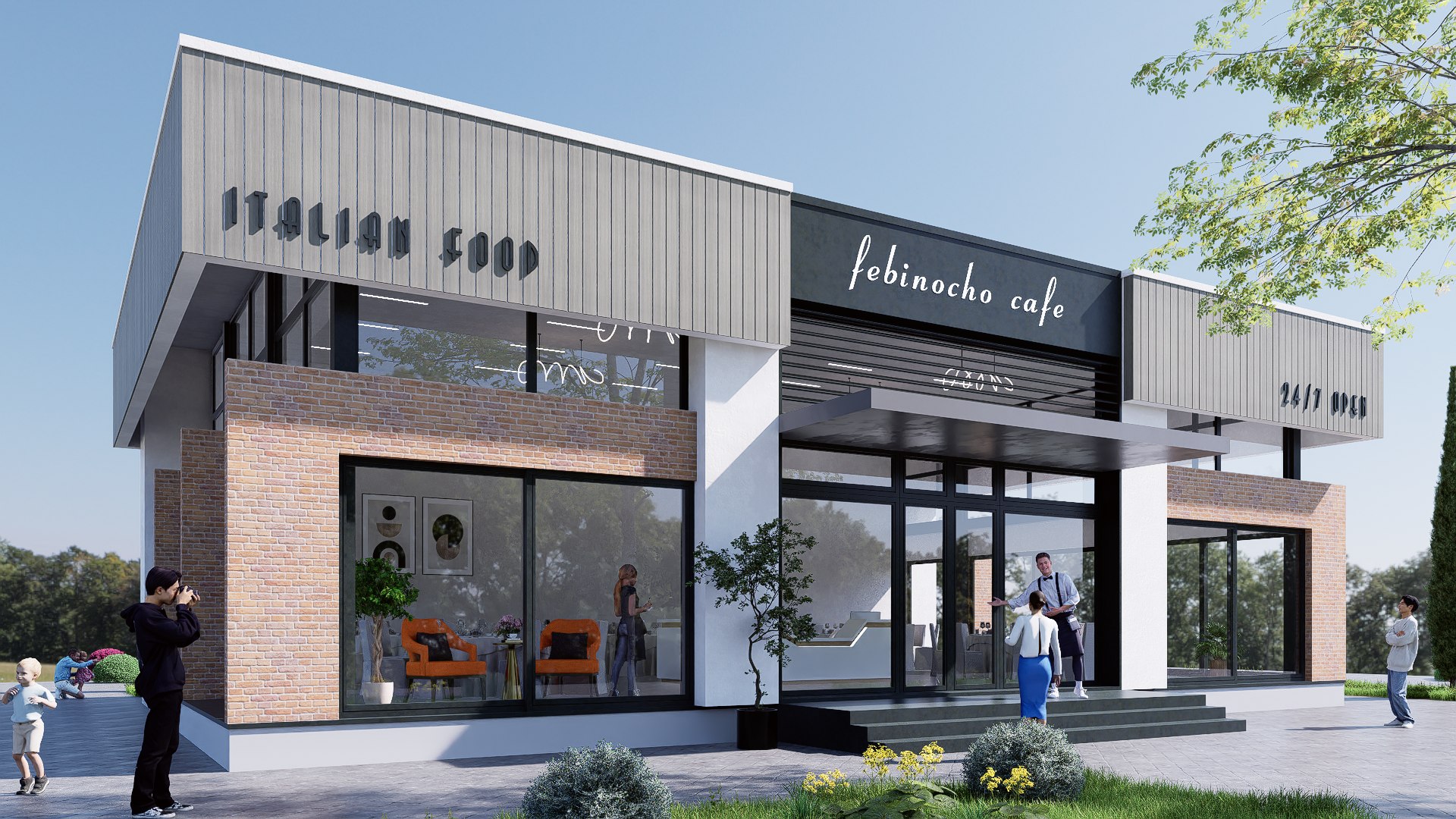 3D Cafe - TurboSquid 2388788